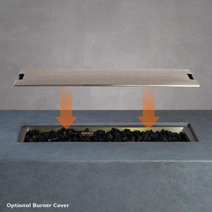 Starfire Designs Beton Rectangle Concrete LPT Fire Pit