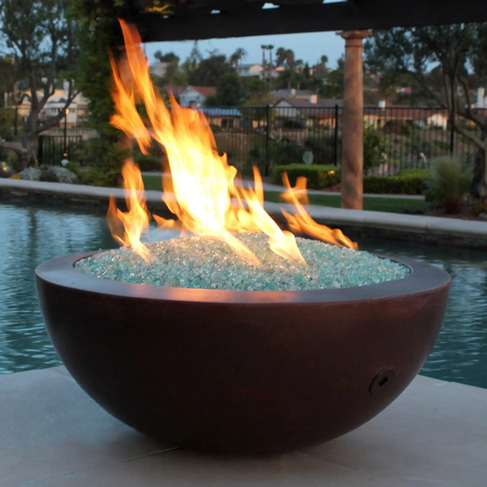 Fire Glass Fire Pit Gas Fire Pit Construction: Commercial Fire Pit